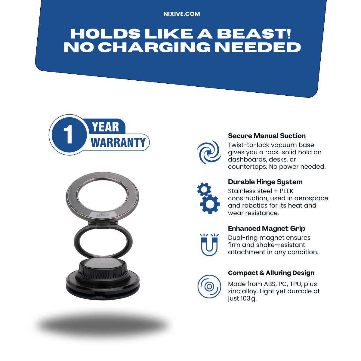 MagGrip Fold Pro 360 – NIXIVE